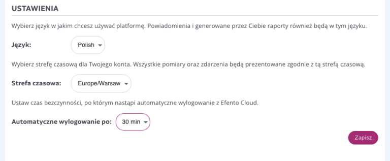 Kwietniowa aktualizacja Efento Cloud | Efento